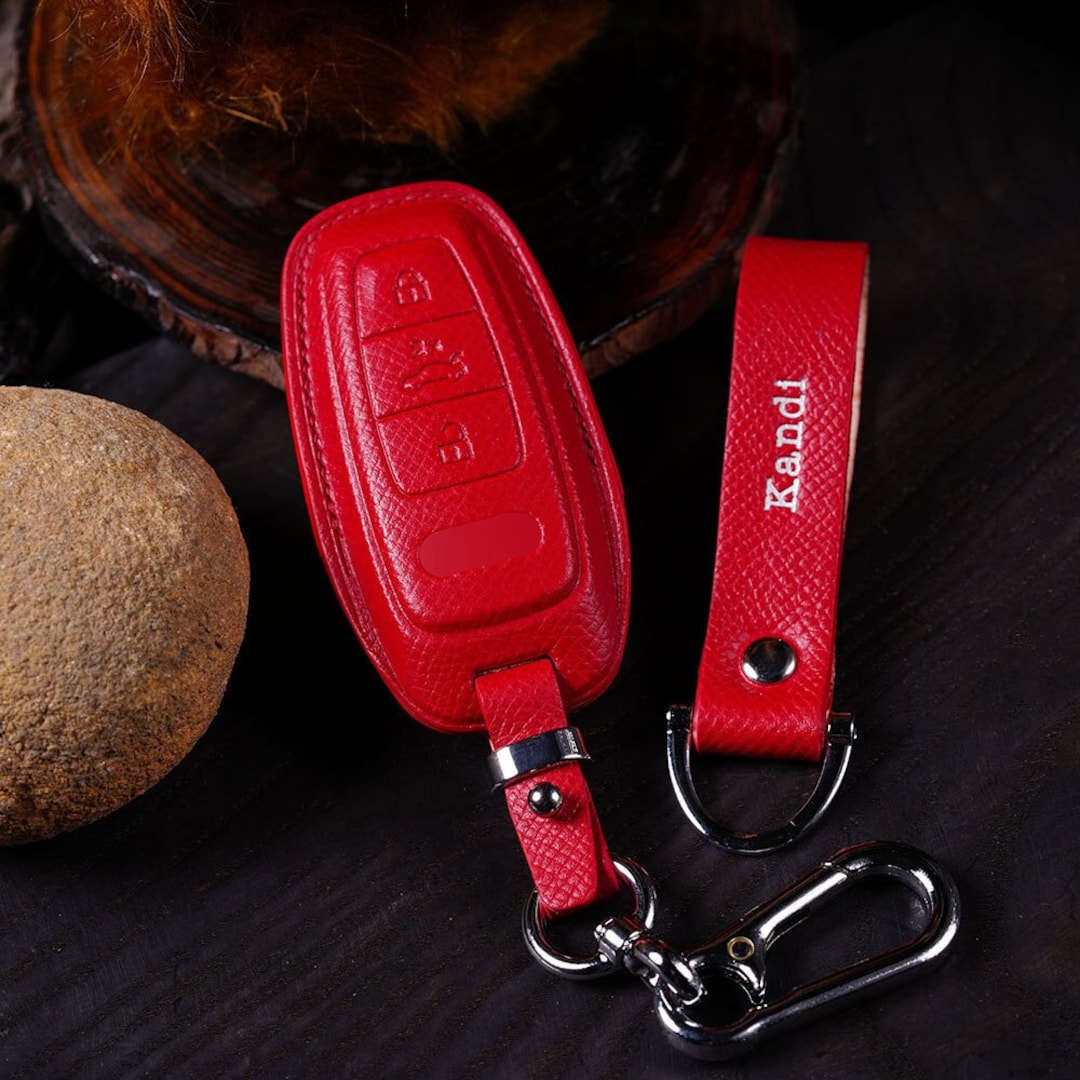 Fits Audi Q5 Key Fob Cover – Handcrafted Pebbled Leather Case ...