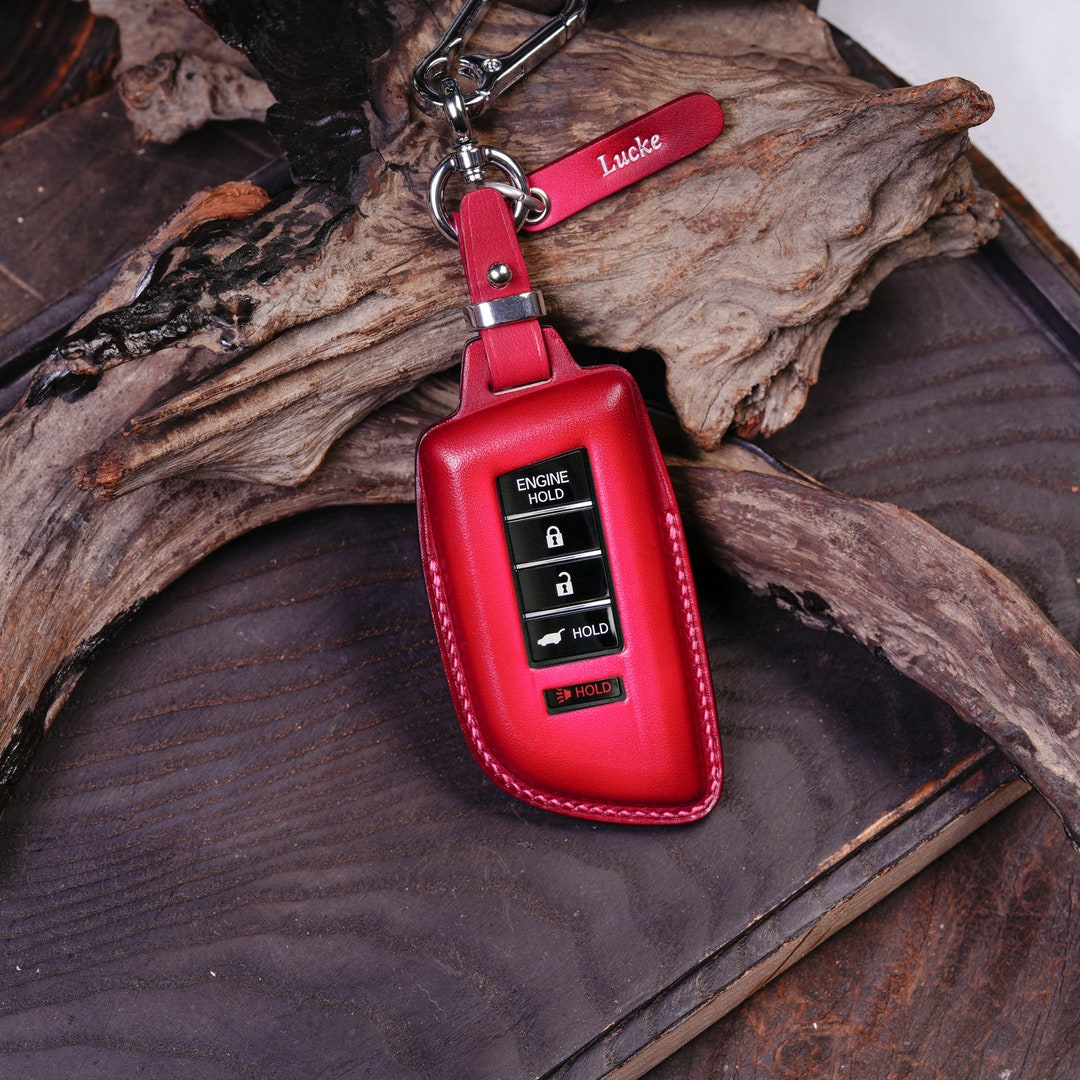 Acura Compatible Leather Key Fob Cover for Mdx Rdx Zdx Tlx Integra Rlx ...