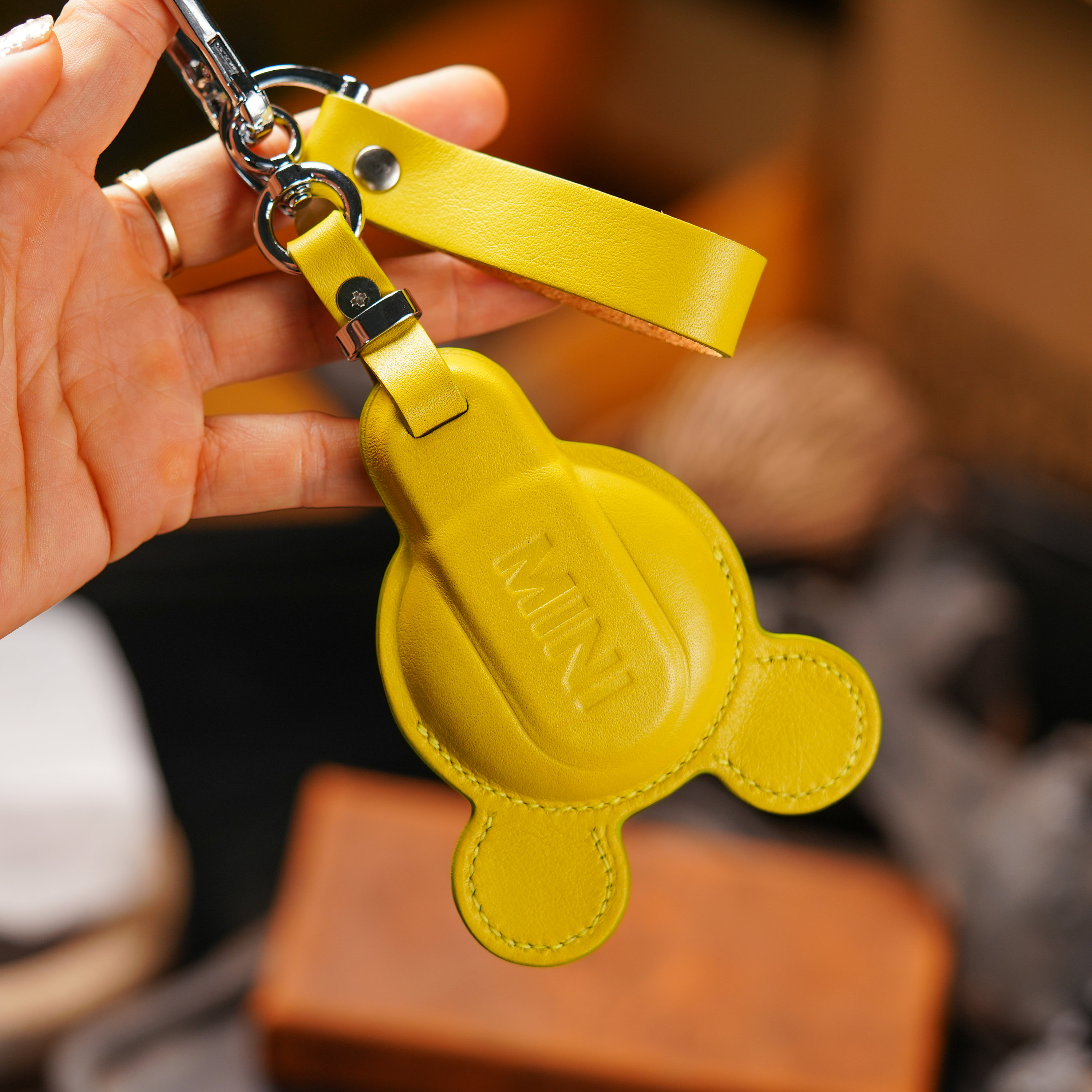 Mini Cooper Mouse Ears Handcrafted Leather Key Fob Cover: Essential ...