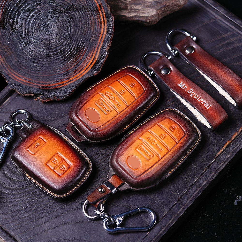 Custom Leather Key Fob Covers for 1794 Editon Tundra 2022-2024, TRD ...