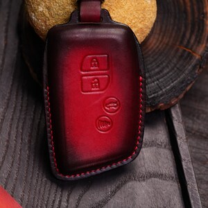 Personalized Leather Key Fob Case for Lexus Fits ES250, ES300, ES350 ...