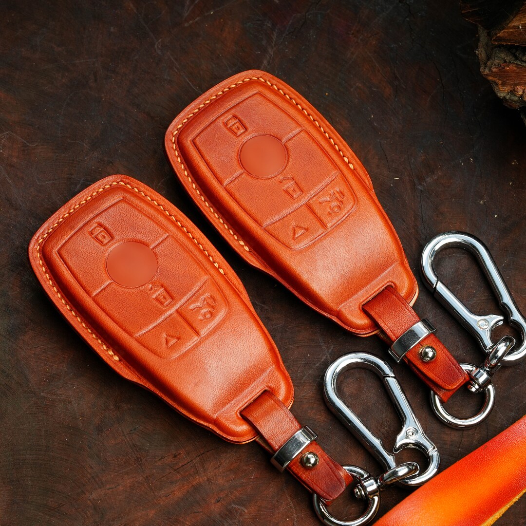 Mercedes GLC 300 4MATIC Coupe Leather Key Fob Cover, Protector Case for ...