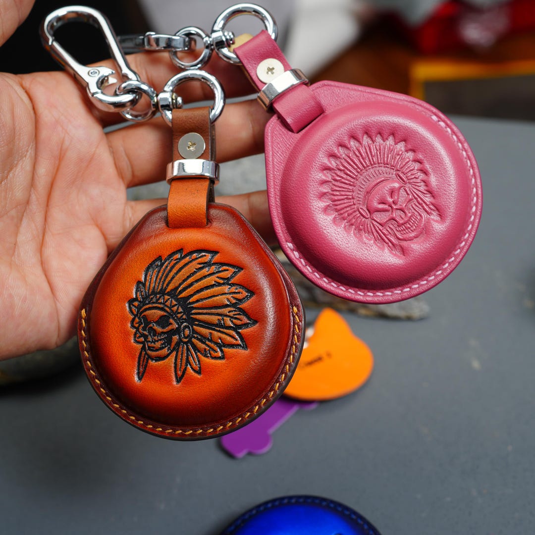 Leather Key Fob for Chief, Scout, Bobber, FTR, Springfield, Roadmaster ...