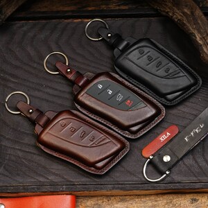Leather Key Fob - Etsy