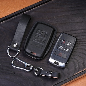 Leather Key Fob Cover Rover Models 2024- Fits Discovery, LR2, LR3 ...