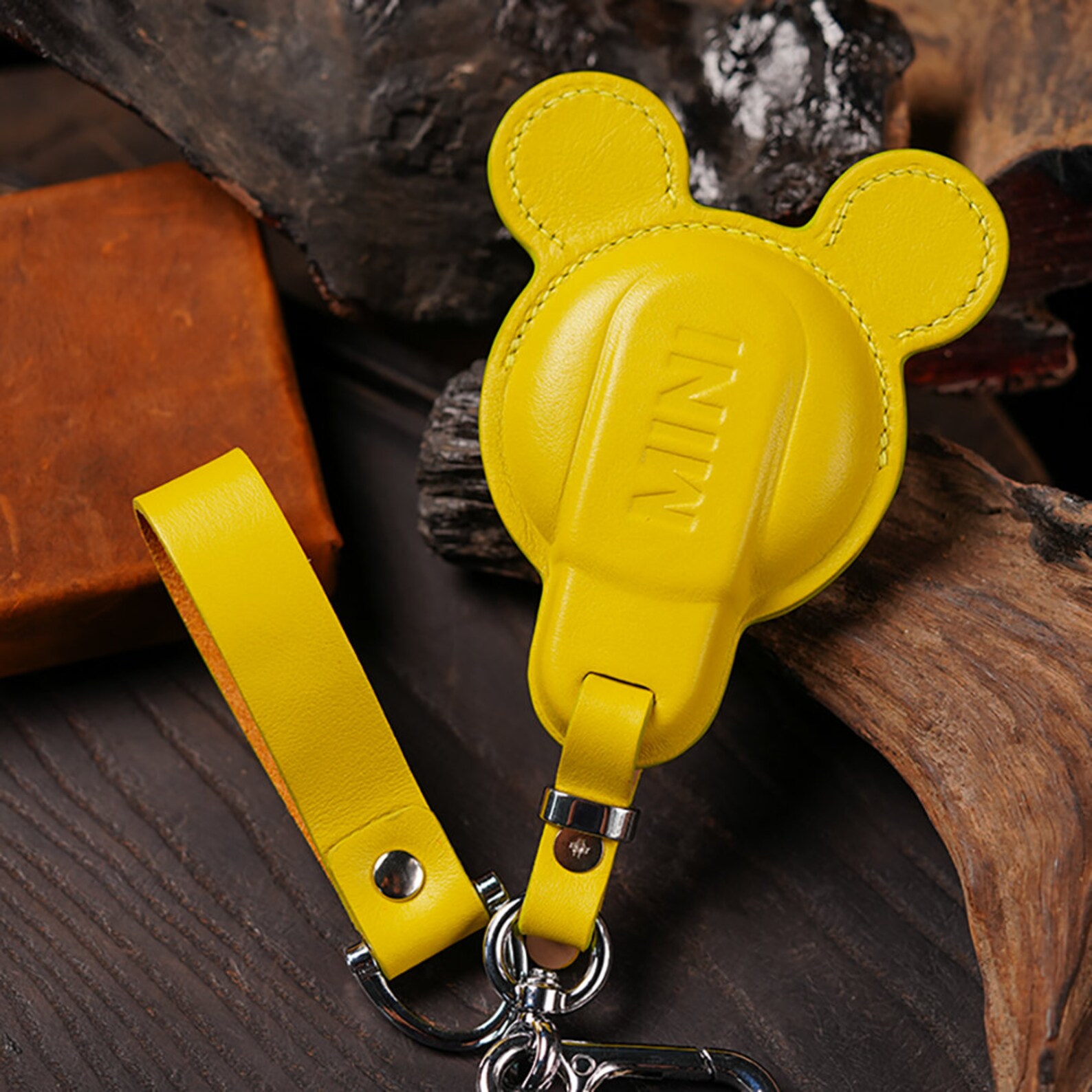 Mini Cooper Mouse Ears Handcrafted Leather Key Fob Cover: Essential ...