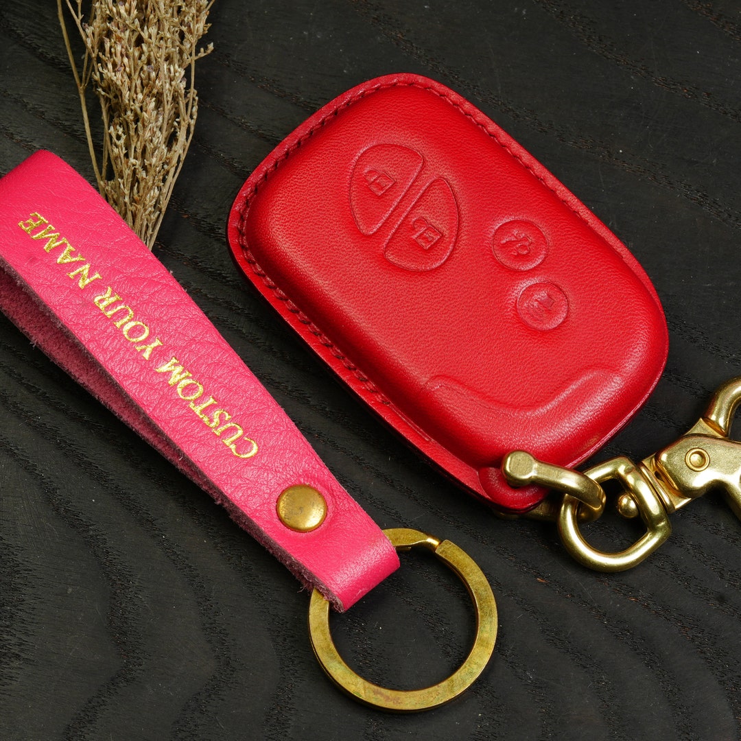 Lexus ES GS IS LX570 RX350 Rx450h Leather Key Fob Cover: Handcrafted ...