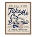 CUSTOM PERSONALIZED Take Me Out to the Ballgame Digital Print, Baseball ...