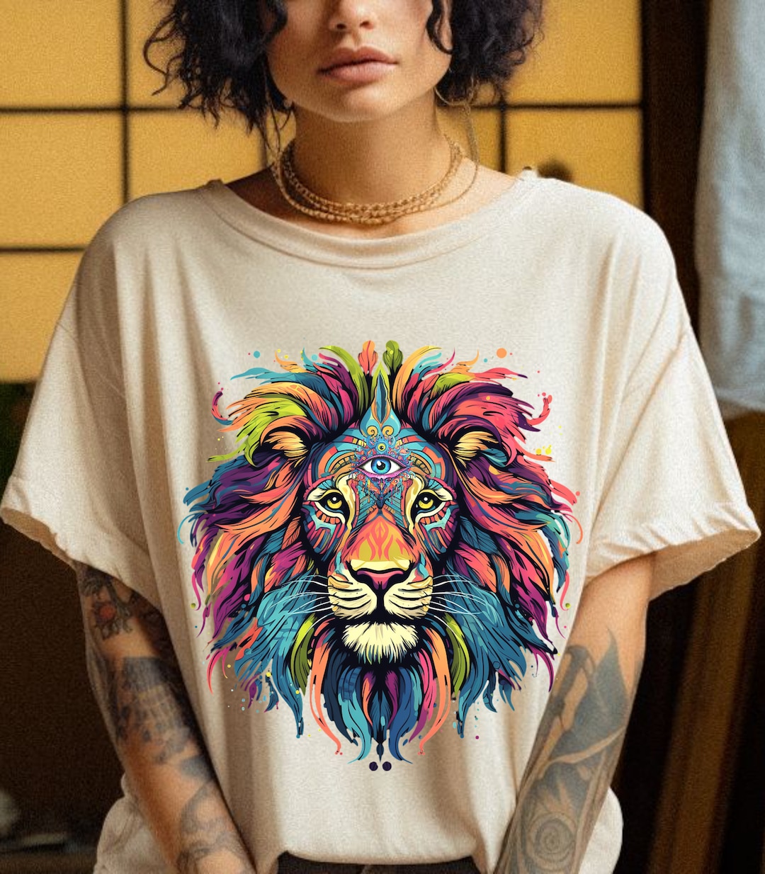 3rd Eye, Lion, Over Sized, Inner Knowing, Leo, Awareness, Trippy T ...