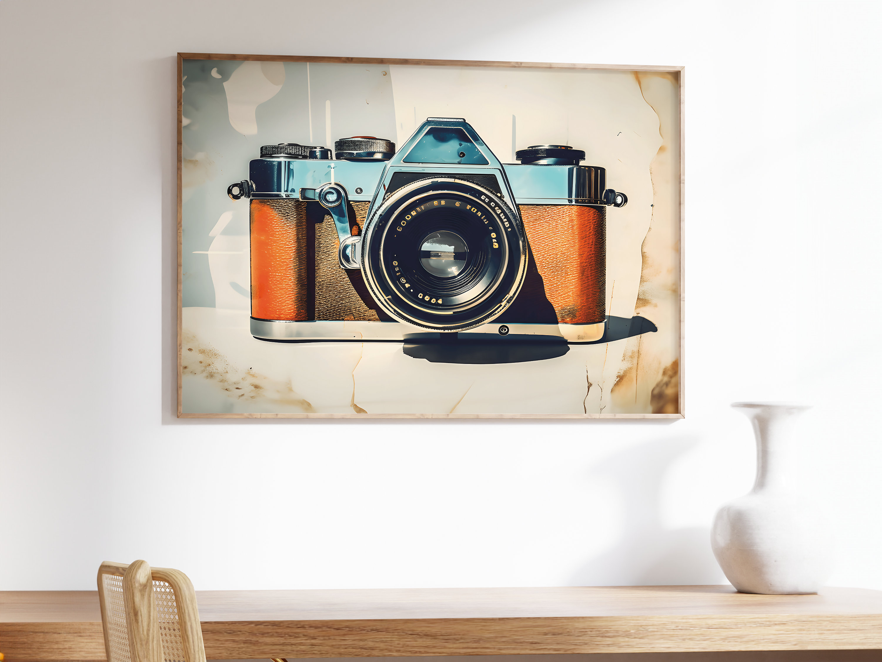 Digital Download VINTAGE CAMERA Art Print RETRO Photography Decor for ...