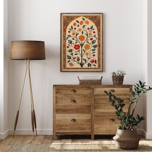 Traditional Islamic Floral Art With Arabic Calligraphy, Vibrant Islamic ...