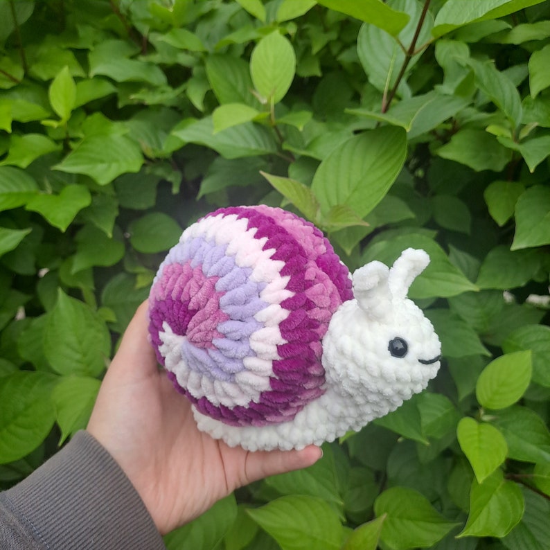 Spiral Granny Square Snail, Crochet PDF Pattern - Etsy
