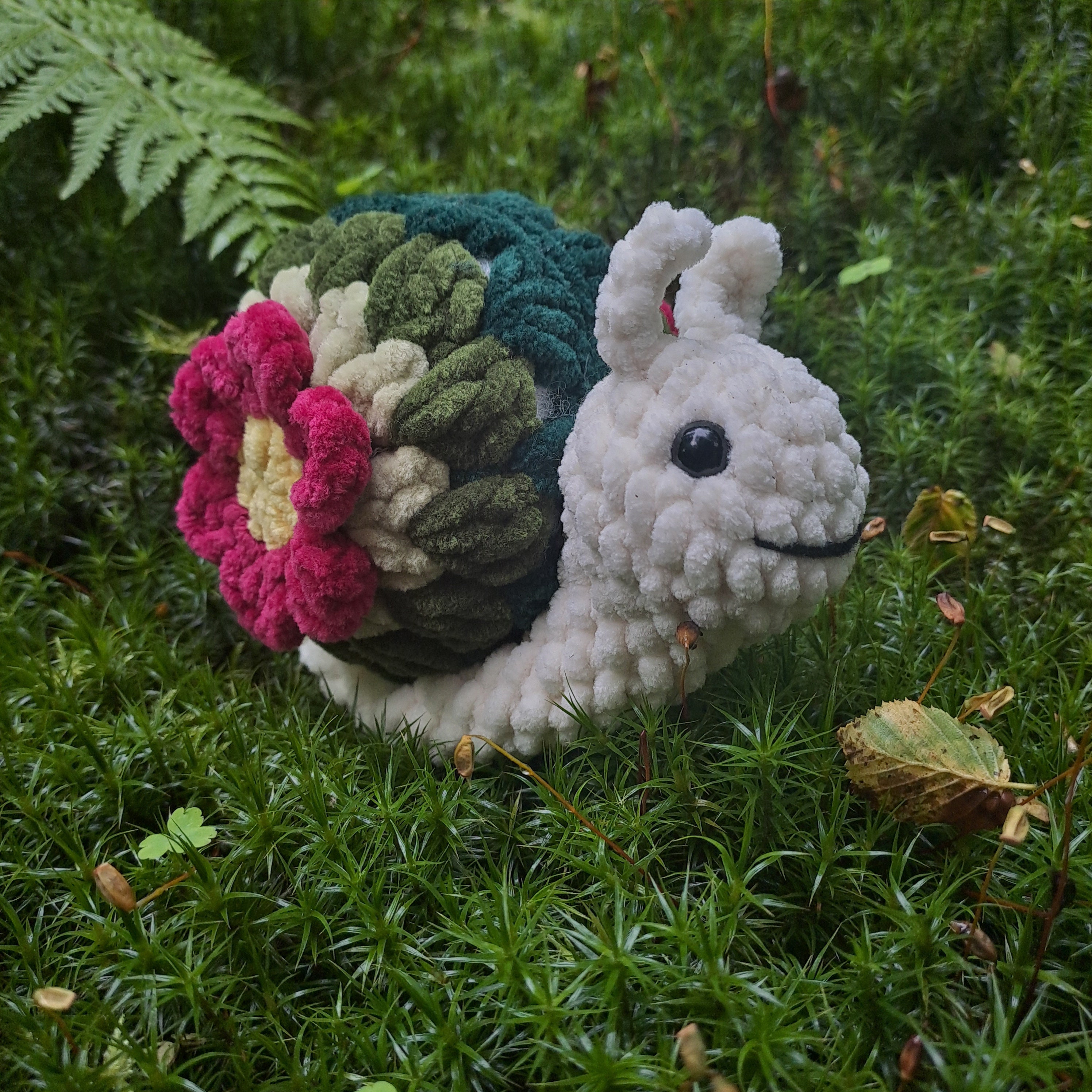 Flower Granny Square Snail PDF Pattern for Amigurumi Animals - Etsy