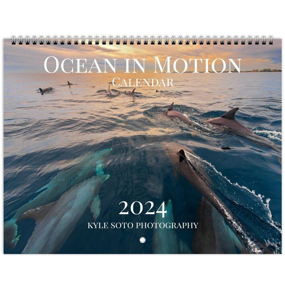 Ocean in Motion Calendar 2024 - Etsy
