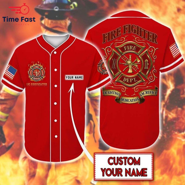Custom Firefighter Shirt - Etsy