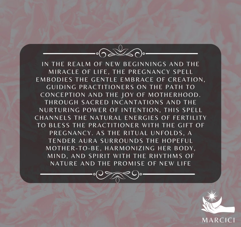 Pregnancy Spell, Become Pregnant Spell, Fertility Spell, New Born Spell ...