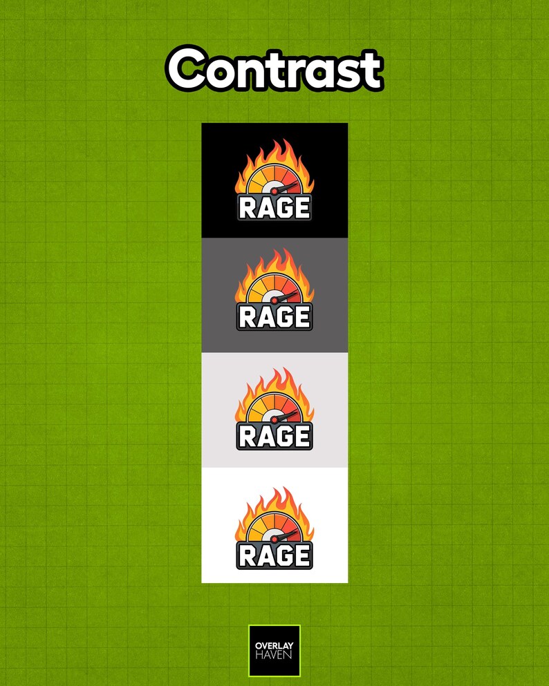 Rage Meter Animated Emote: Gaming Stream Overlay (GIF & PNG Digital ...