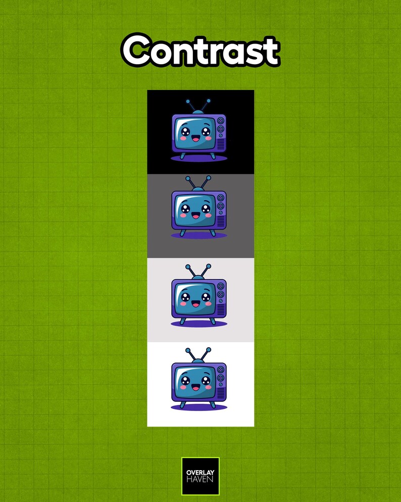 Animated Retro TV Emote for Twitch & Discord, Cute Vintage Television ...