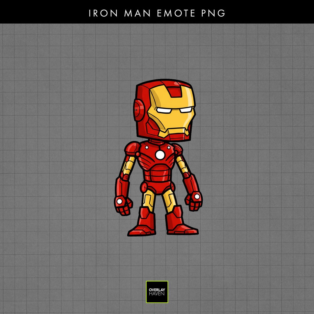 Iron Man Emote: Derpy Armorless Fail Meme PNG - Etsy