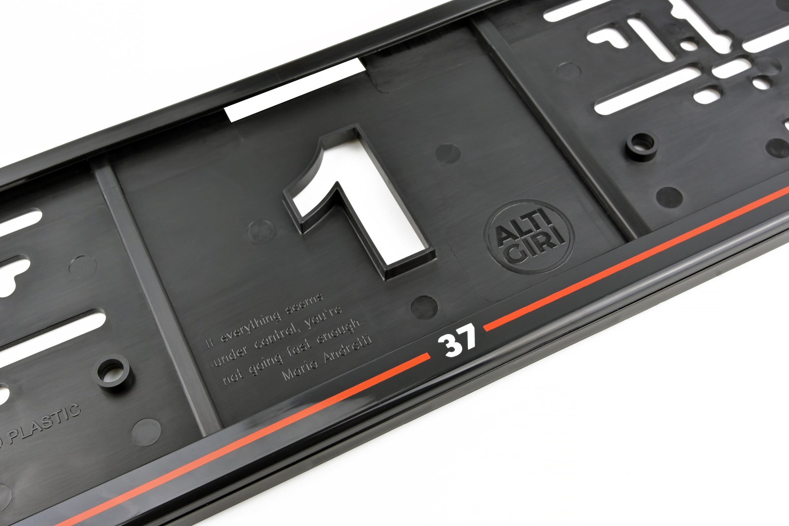 2 X Fits MINI Cooper European Euro License Number Plate Frame Surround ...