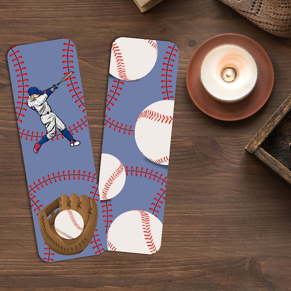Baseball Bookmark - Etsy