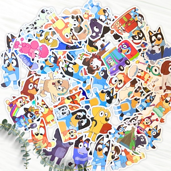 Bluey Stickers - Etsy