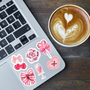 Coquette Sticker Pack Girly Laptop, Kindle, Water Bottle, Phone ...