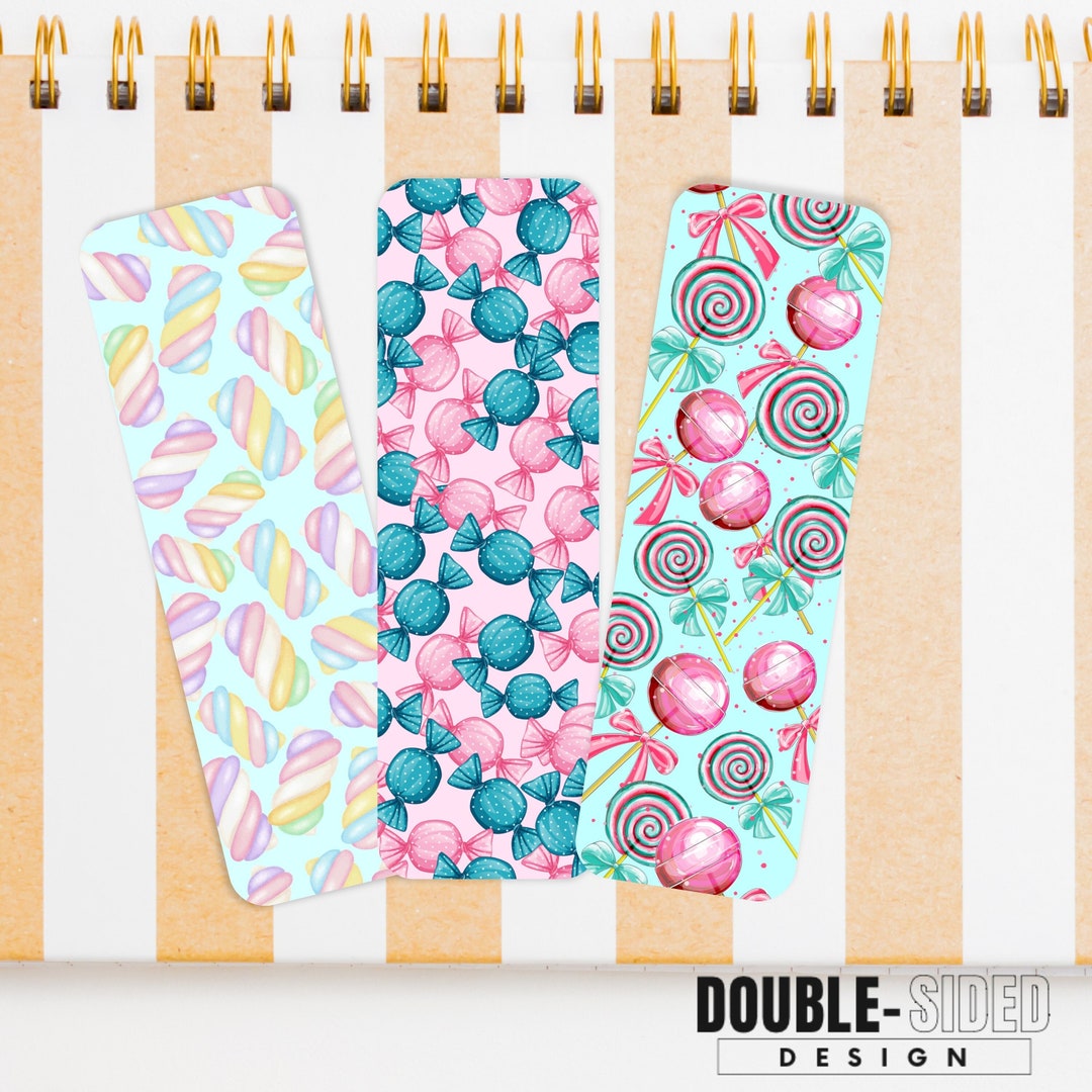 Candy Bookmark Sweet Treat Bookmarkers Danish Pastel Lollipop Reading ...