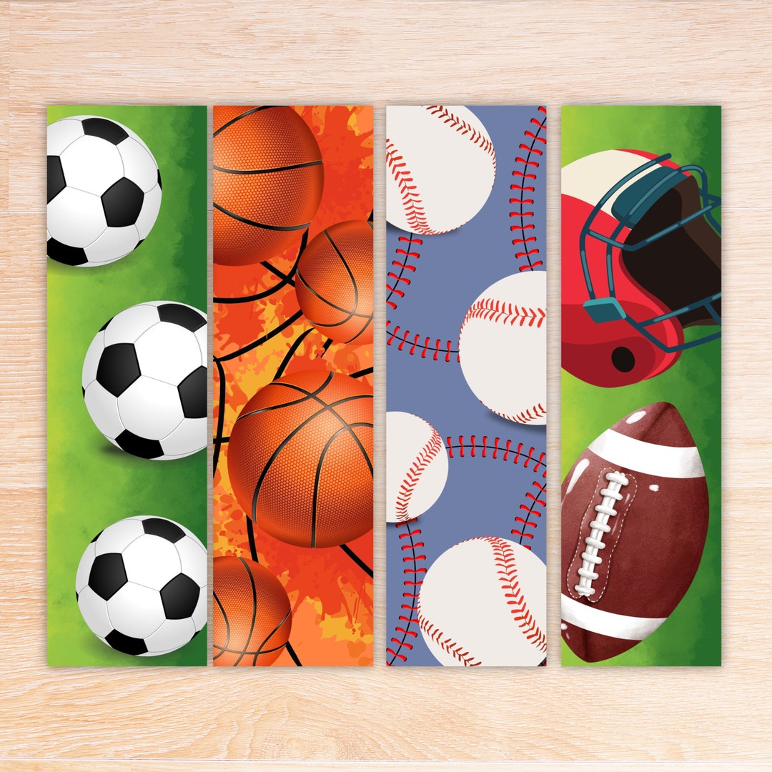 Sporting Bookmark for Men Boy Sport Bookmarkers Reading Book Gift for ...