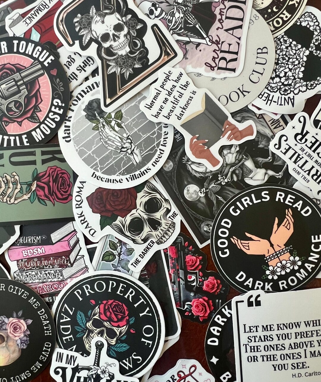 Dark Romance Blind Stickers Pack Surprise Bundle of Waterproof Vinyl ...