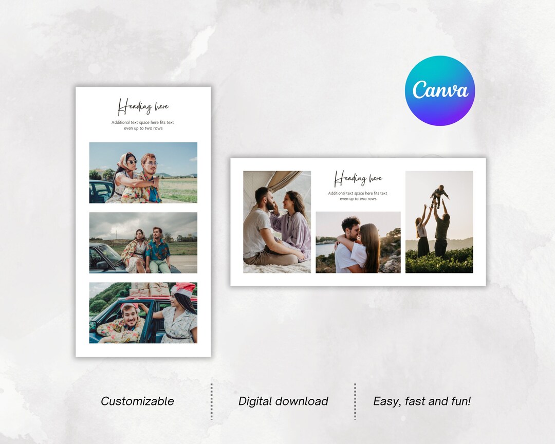 10x20 Photo Collage Template 20x10 Photo Collage Template - Etsy