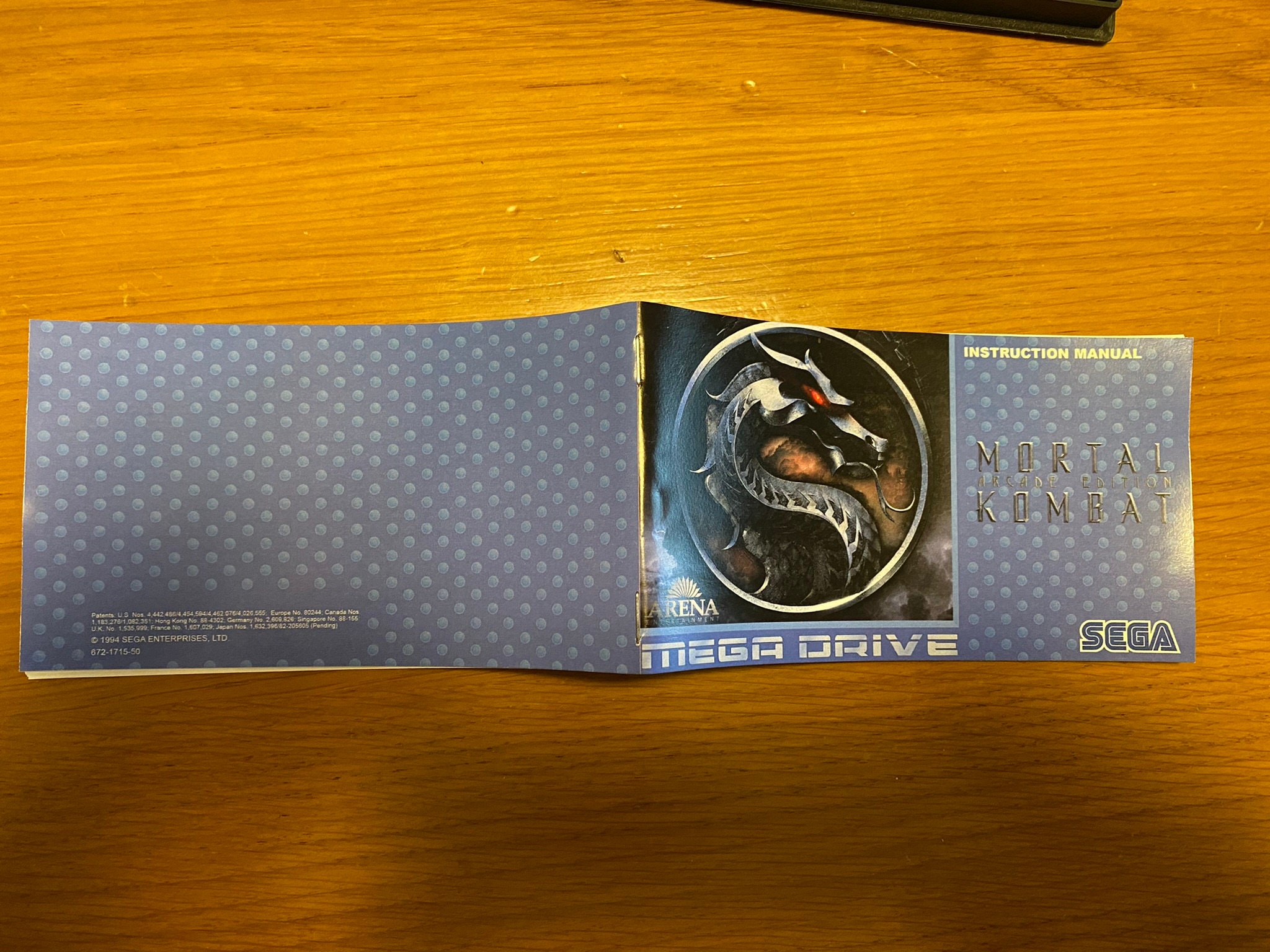 Mortal Kombat Arcade Edition PAL Version SEGA Mega Drive GENESIS - Etsy