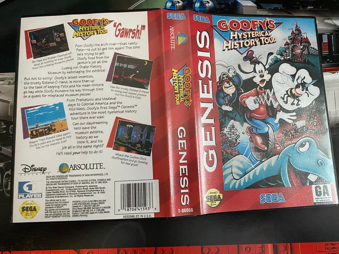 Goofy's - USA Version - SEGA Mega Drive GENESIS - Etsy