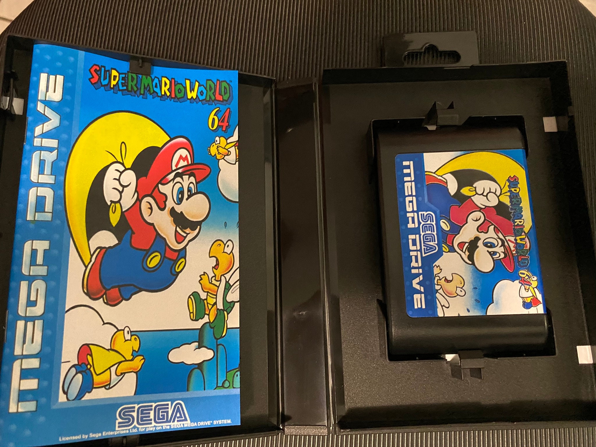 Super Mario World 64 - PAL Version - SEGA Mega Drive GENESIS - Etsy