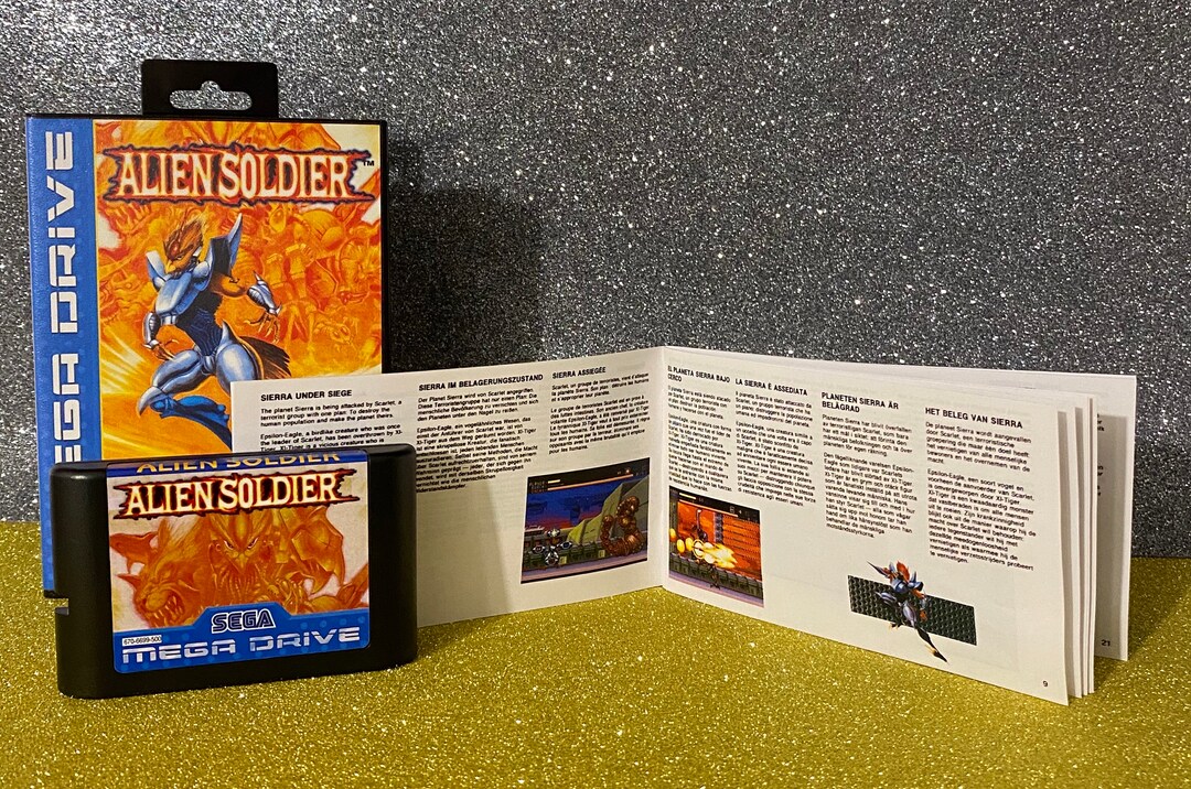 Alien Soldier - PAL Version - SEGA Mega Drive GENESIS - Etsy