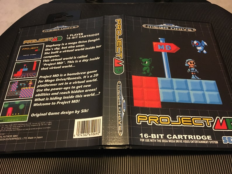Project Md - PAL Version - SEGA Mega Drive GENESIS - Etsy