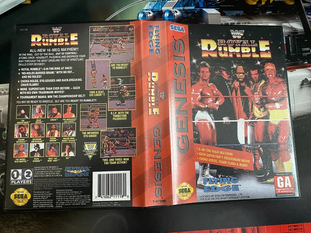 Wwf Royal Rumble - USA Version - SEGA Mega Drive GENESIS - Etsy