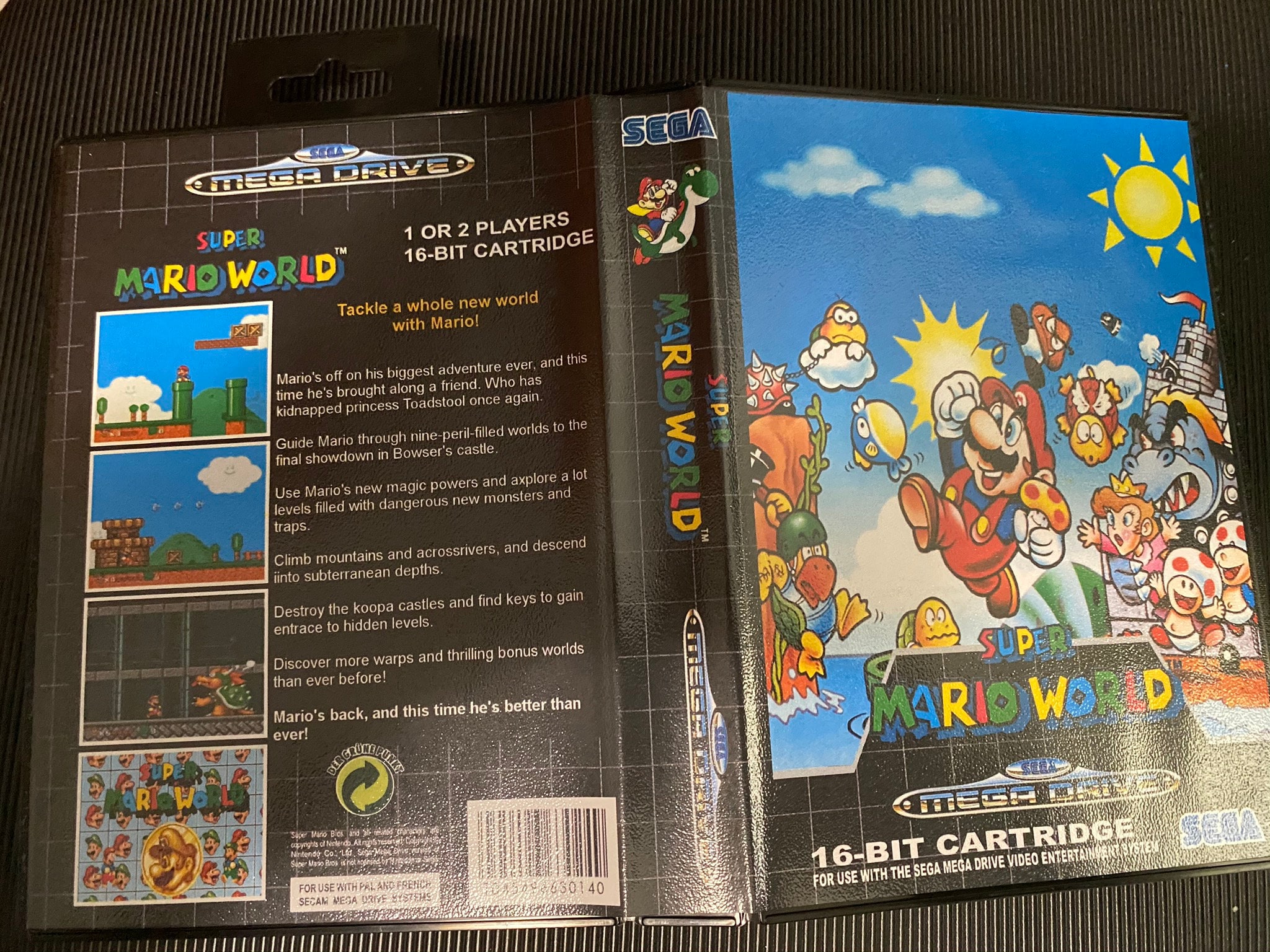 Super Mario World PAL Version SEGA Mega Drive GENESIS - Etsy