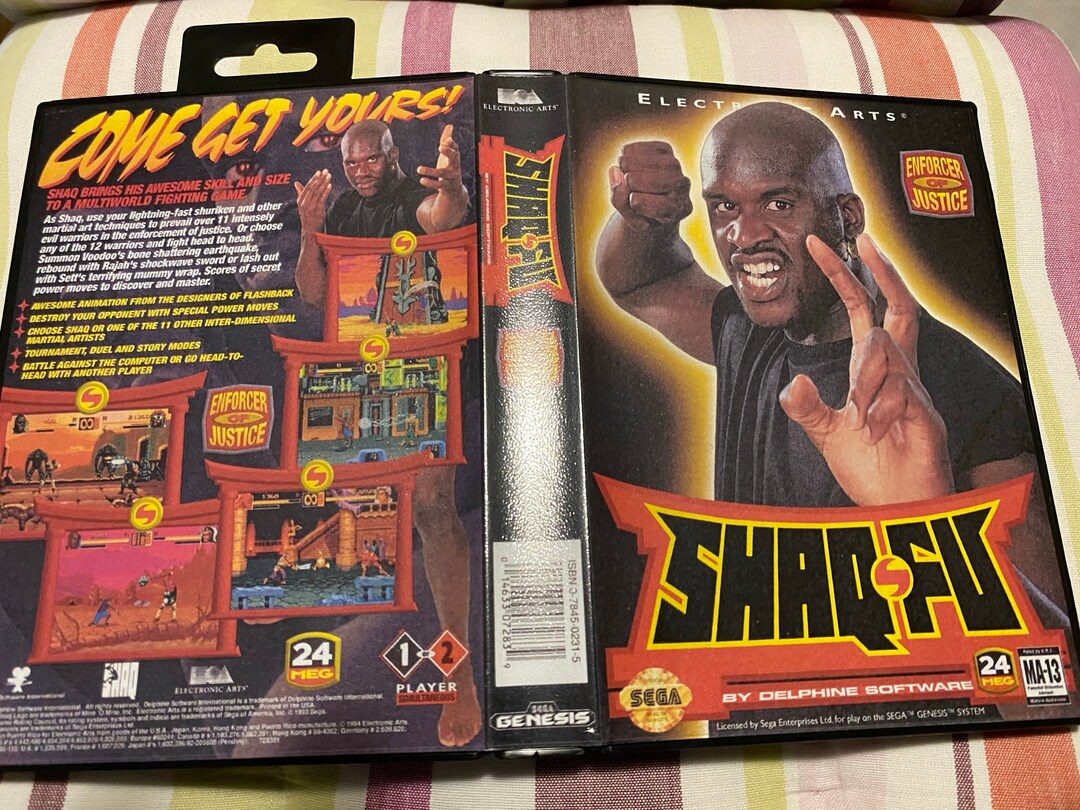 Shaq Fu - USA Version - SEGA Mega Drive GENESIS - Etsy