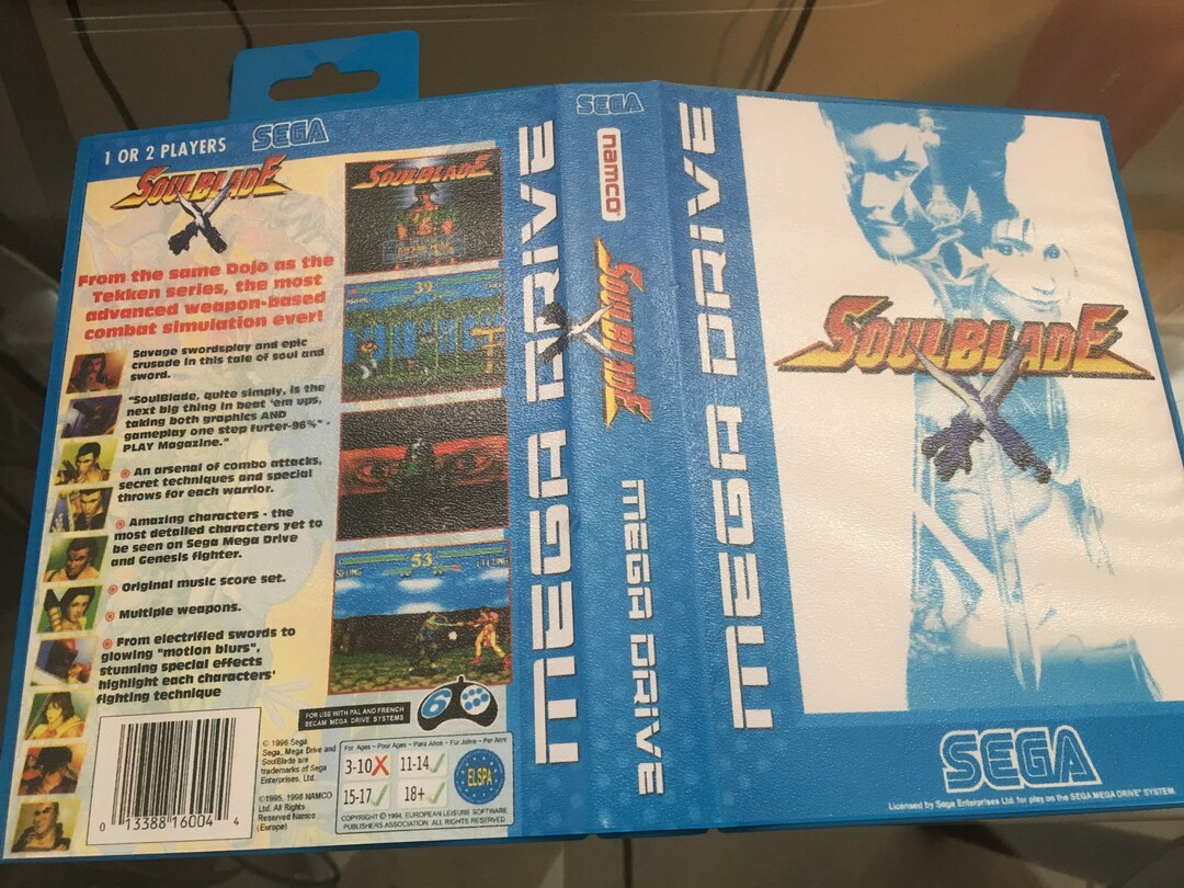 Soul Blade - PAL Version - SEGA Mega Drive GENESIS - Etsy