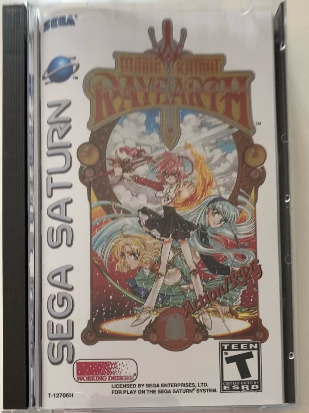 Magic Knight Rayearth - USA Version - SEGA SATURN - the Cd Inside is ...