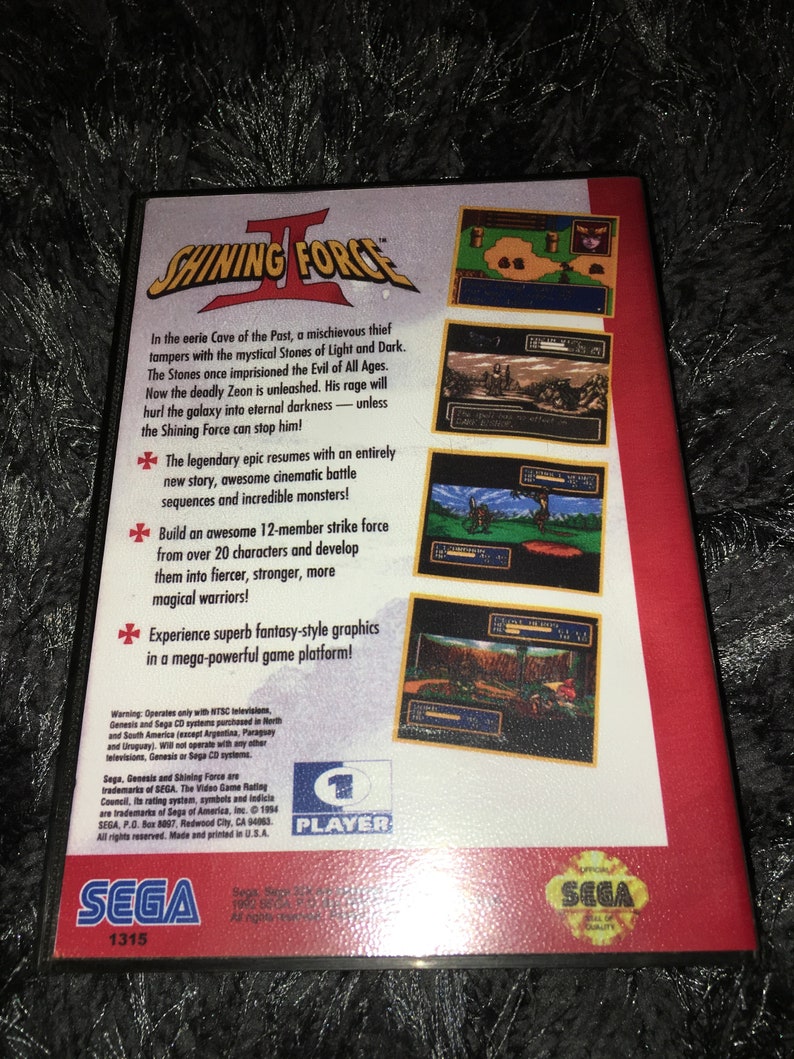 Shining Force 2 - USA Version - SEGA Mega Drive GENESIS - Etsy