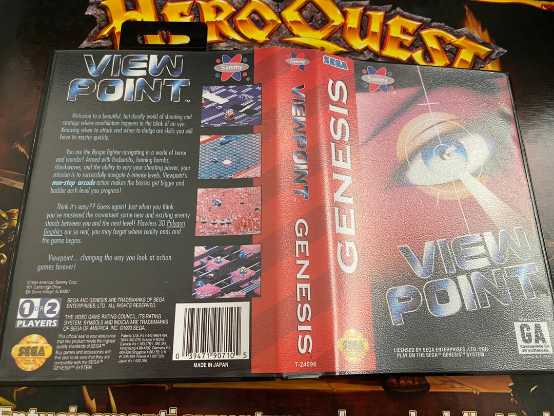Viewpoint - USA Version - SEGA Mega Drive GENESIS - Etsy