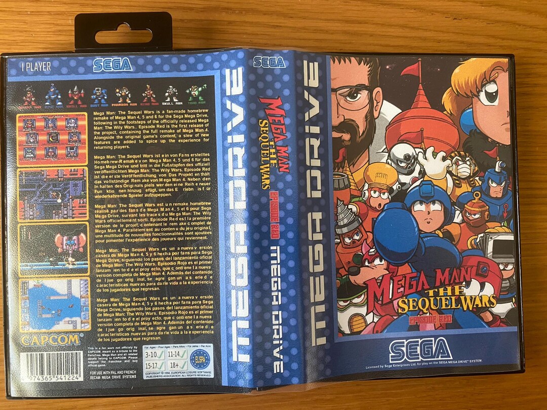 Mega Man the Sequel Wars - PAL Version - SEGA Mega Drive GENESIS - Etsy
