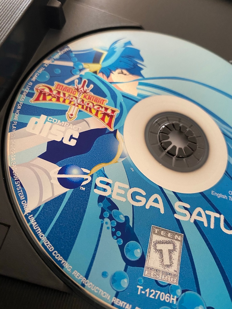 Magic Knight Rayearth - USA Version - SEGA SATURN - the Cd Inside is ...
