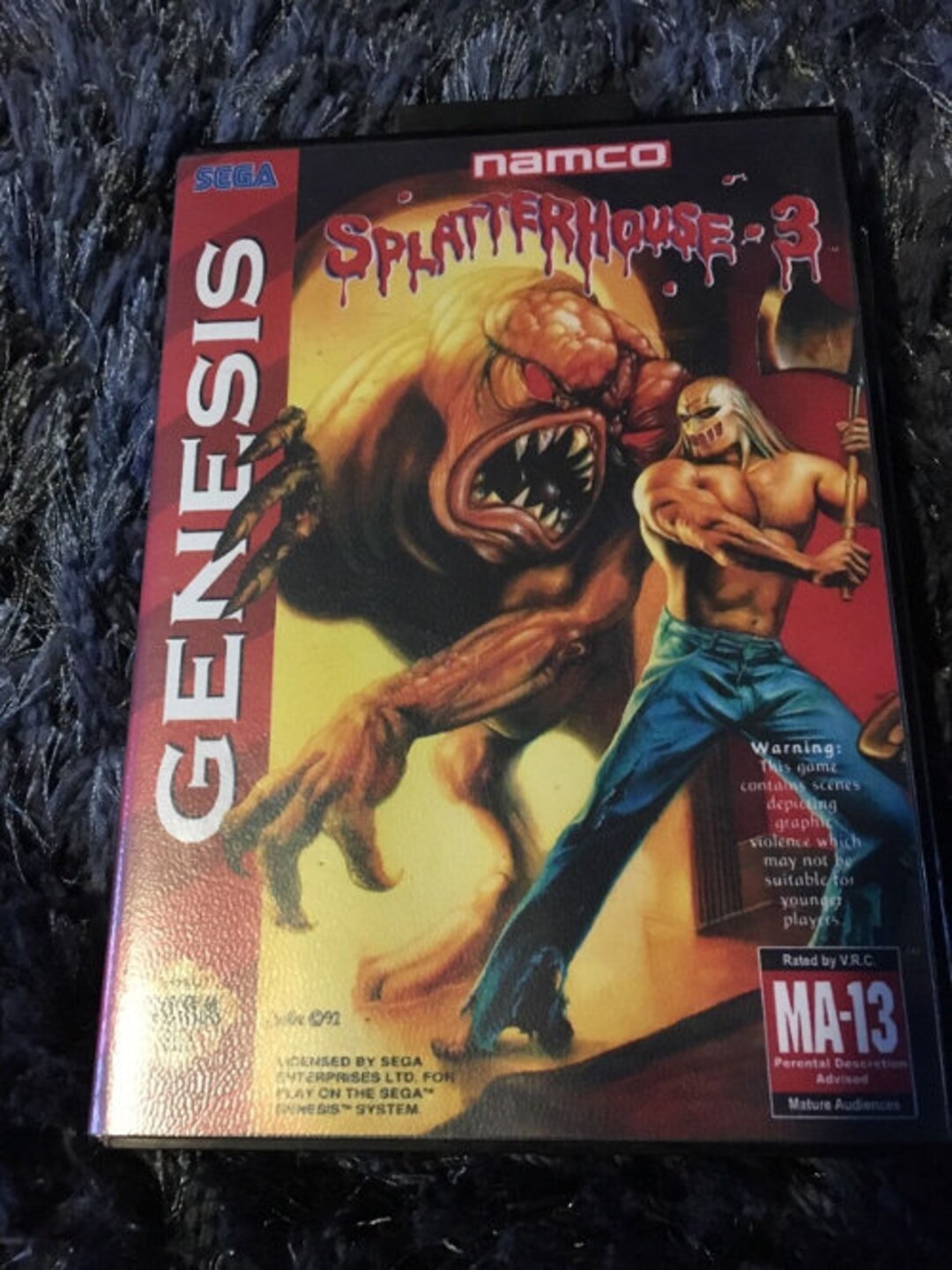 Splatterhouse 3 - USA Version - SEGA Mega Drive GENESIS - Etsy