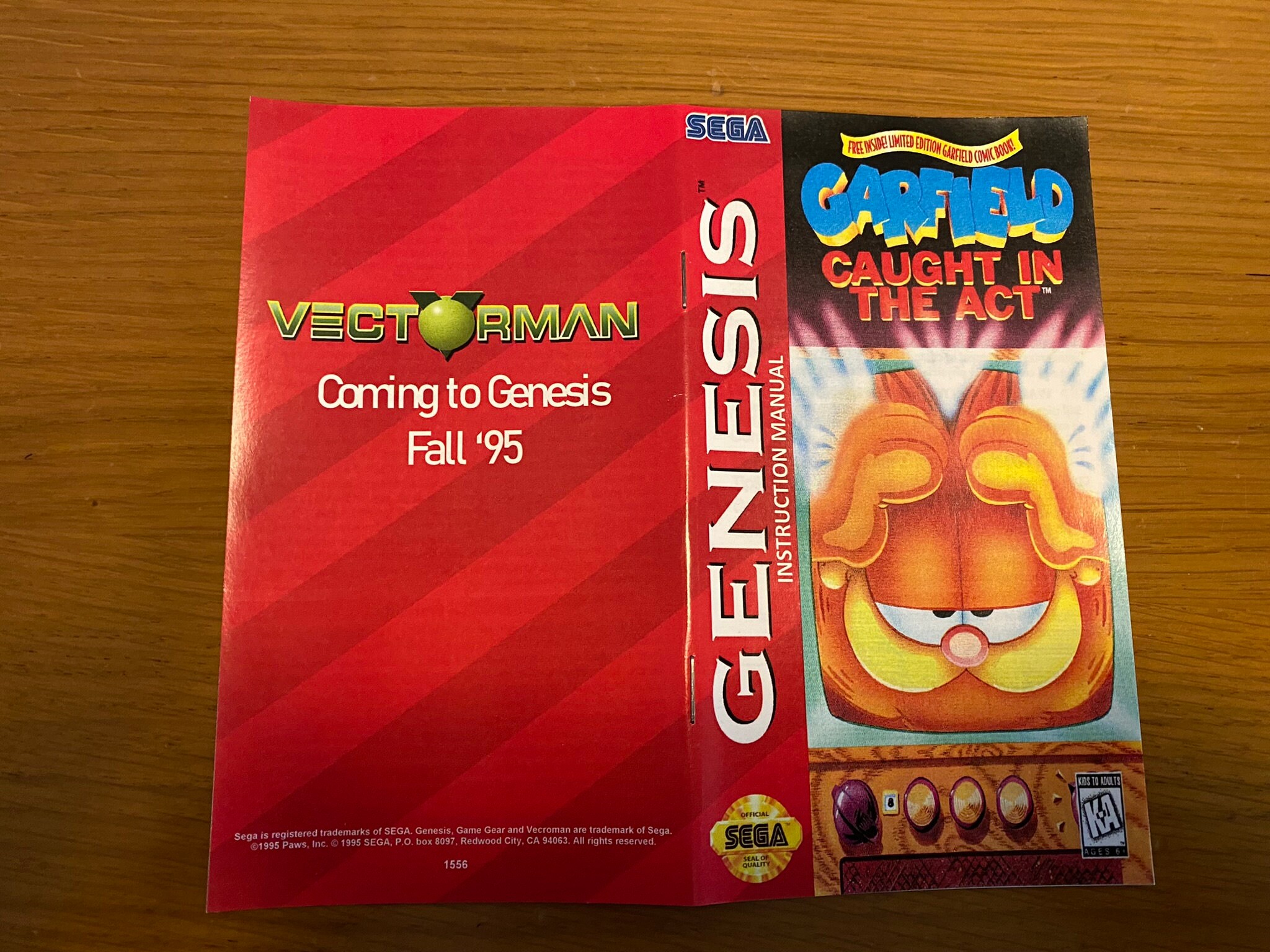 Garfield - USA Version - SEGA Mega Drive GENESIS - Etsy