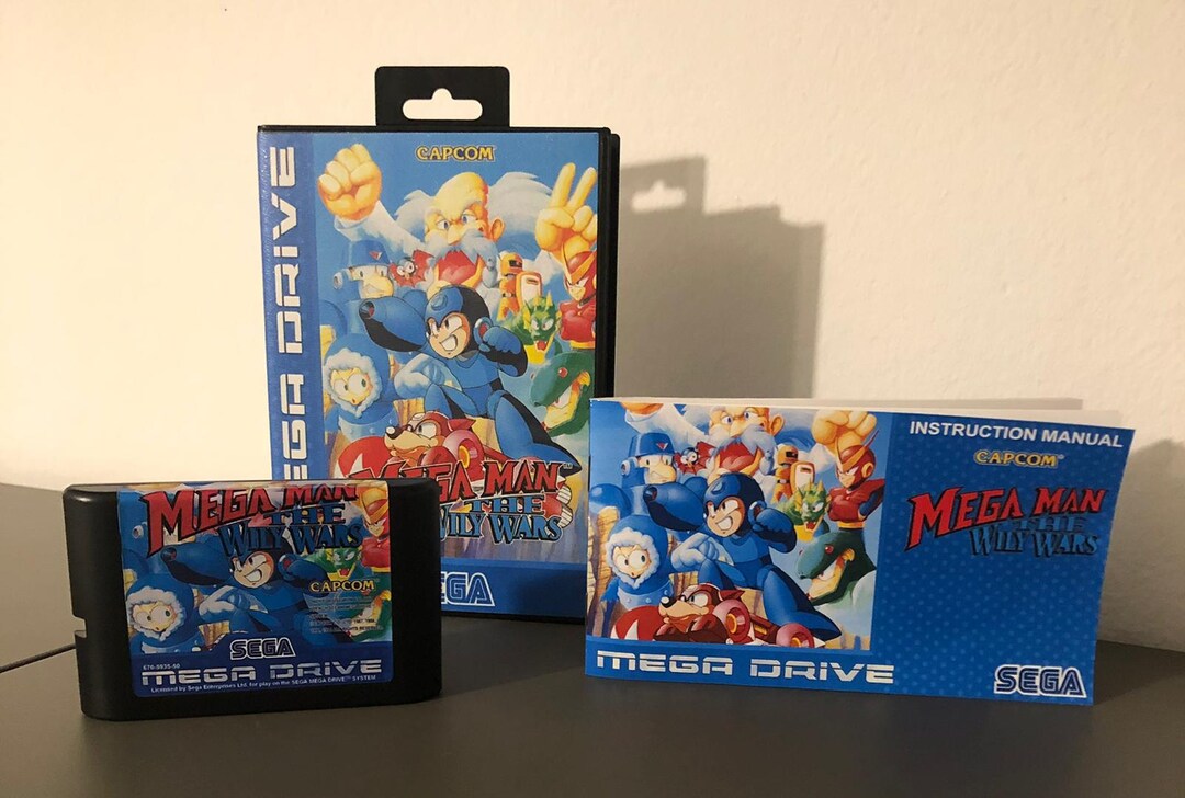 Mega Man Wily Wars - PAL Version - SEGA Mega Drive GENESIS - Etsy
