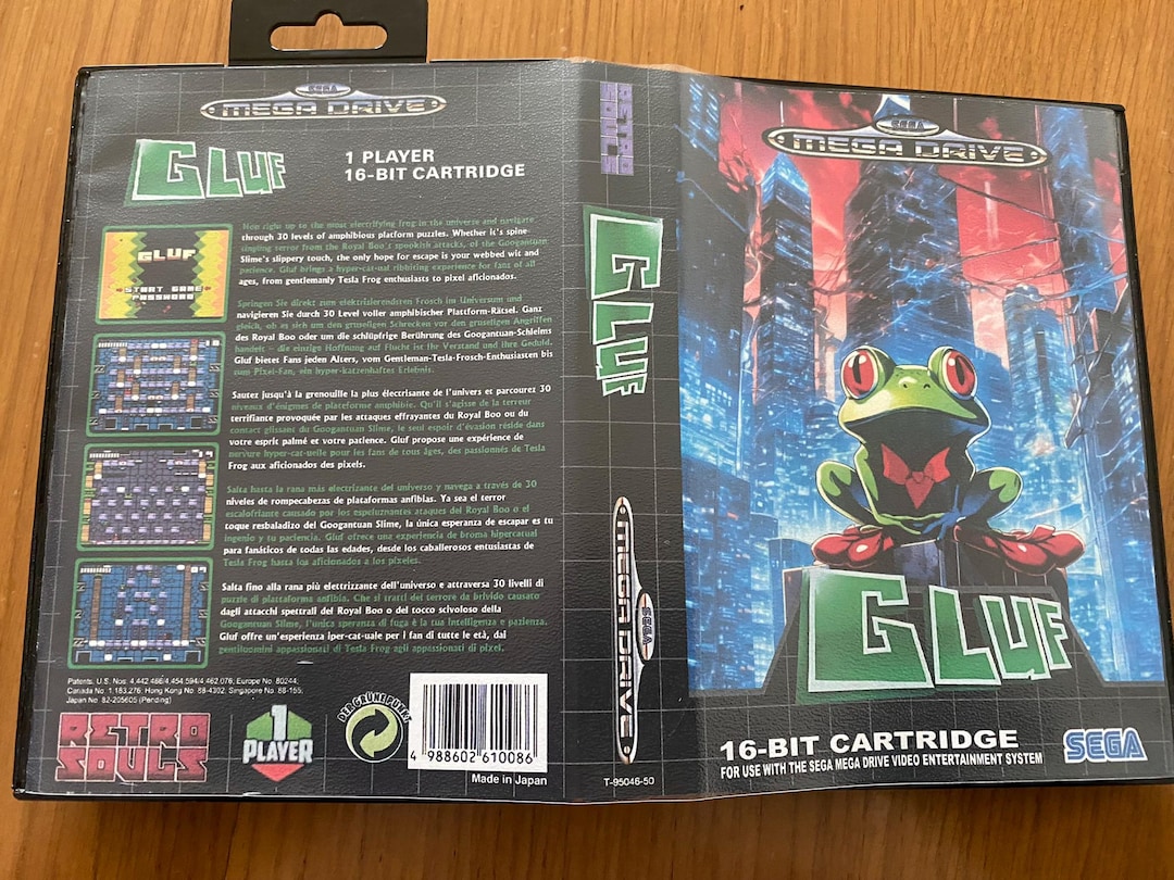 Gluf - PAL Version - SEGA Mega Drive GENESIS - Etsy