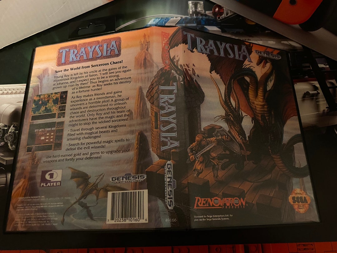 Traysia - USA Version - SEGA Mega Drive GENESIS - Etsy